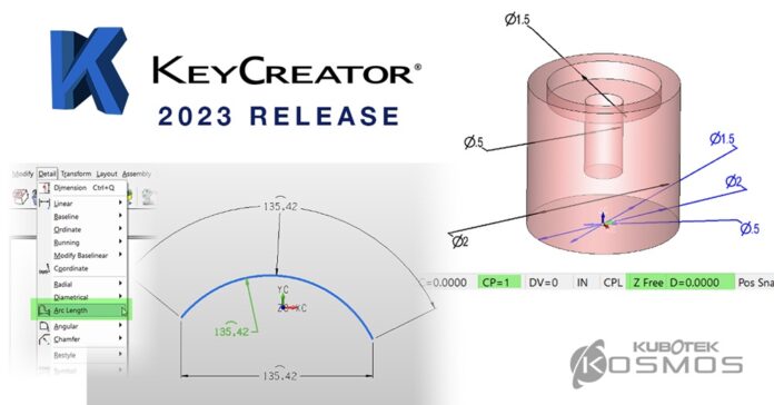 Kubotek Kosmos Releases KeyCreator 2023, Features Improved Drafting ...