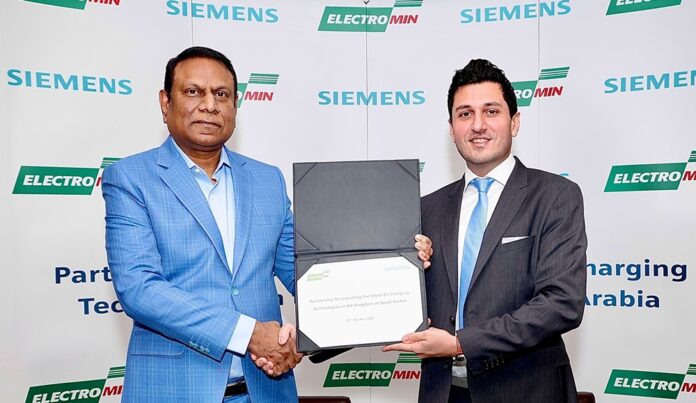 Siemens Smart Infrastructure to Supply EV Chargers for Electromin’s ...