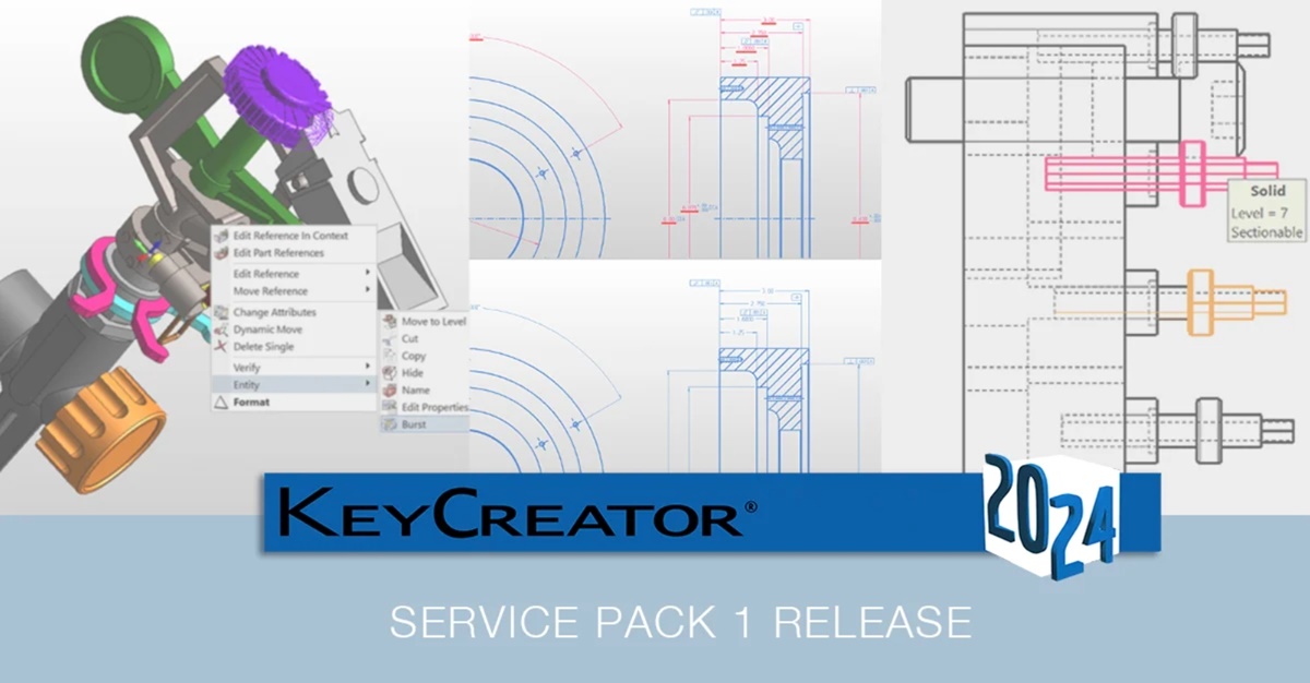 Kubotek Kosmos Releases KeyCreator 2024 SP 1 | DailyCADCAM