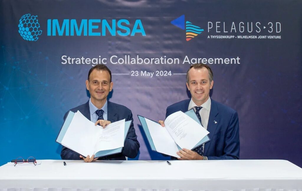 Pelagus 3D, Immensa Announce Strategic Collaboration Agreement ...