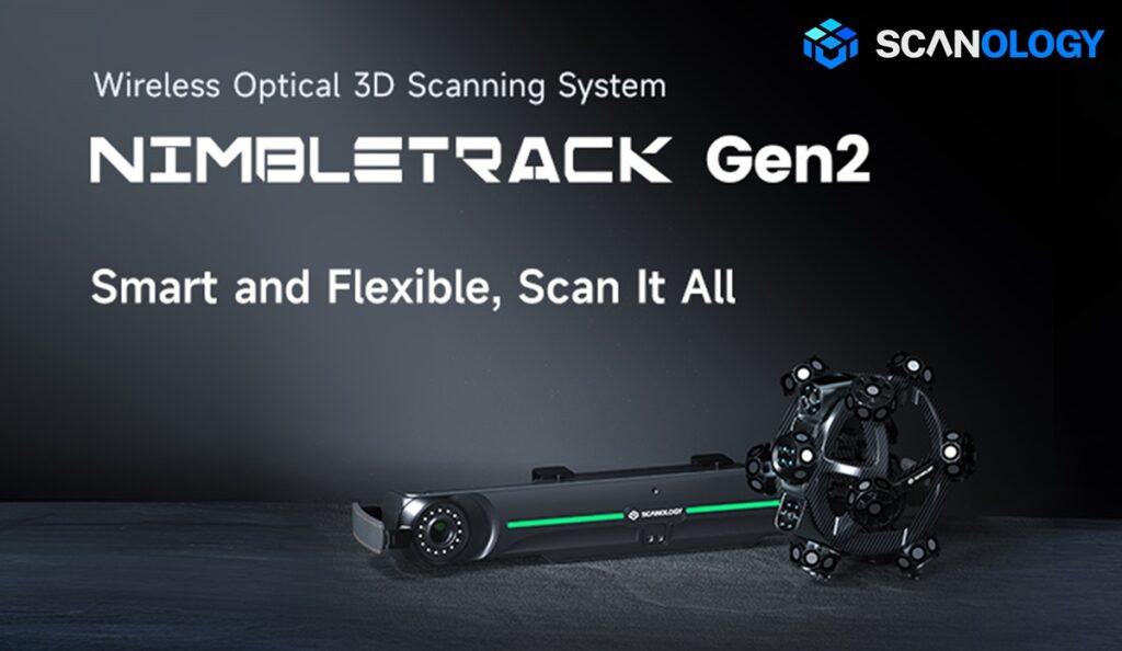 Scanology Launches NimbleTrack Gen2 Wireless Optical 3D Scanning System | DailyCADCAM