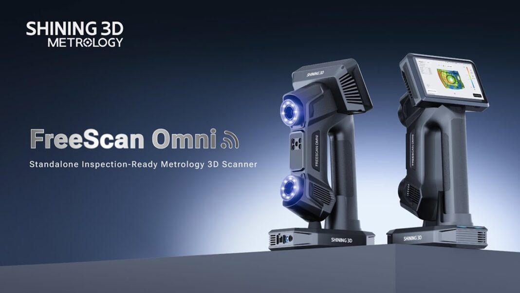 SHINING 3D Launches FreeScan Omni Inspection-Ready Metrology 3D Scanner | DailyCADCAM