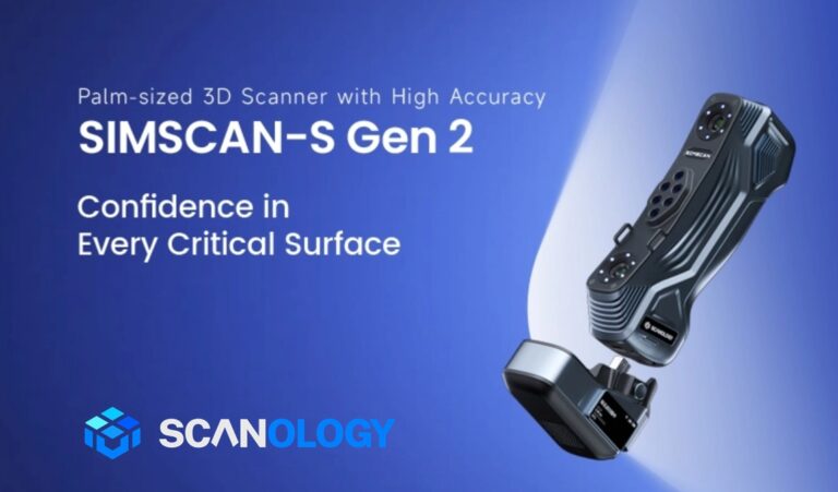 SCANOLOGY Launches SIMSCAN-S Gen2 Handheld 3D Scanner | DailyCADCAM